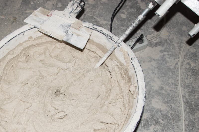 Preparation of the Mortar for Interior and Exterior Use. Ready Mix ...