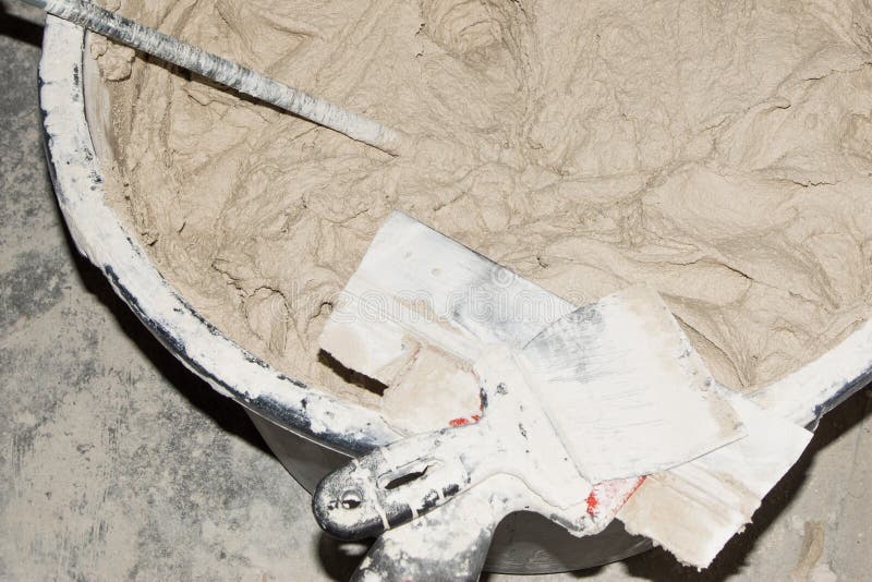 Preparation of the Mortar for Interior and Exterior Use. Ready Mix ...