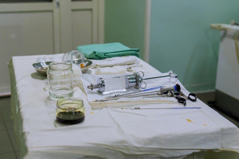 Preparation of Operating Tools during Surgery Involves Sterilization ...