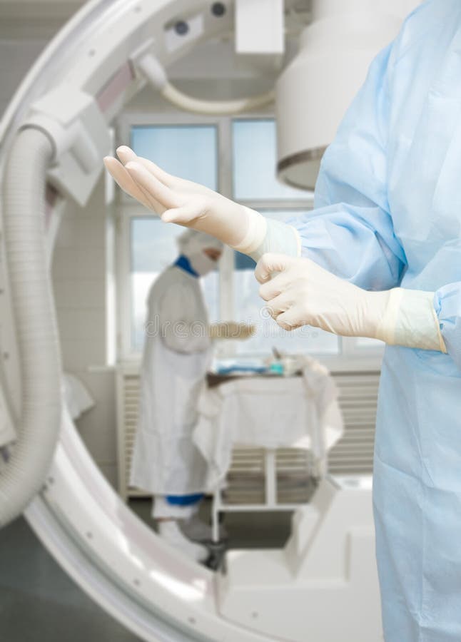 Preparation for operation stock photo. Image of uniform - 7729776