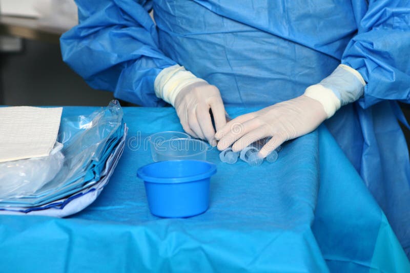 Preparation for the Operation. Modern Surgery. the Work of Doctors in ...