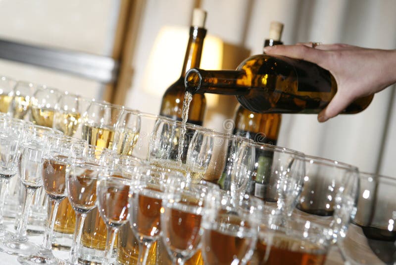 Preparation for a party stock image. Image of alcohol - 17375615