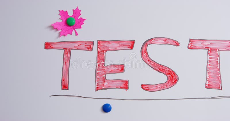 Preparation of Test Written on Whiteboard in Classroom Stock Video ...