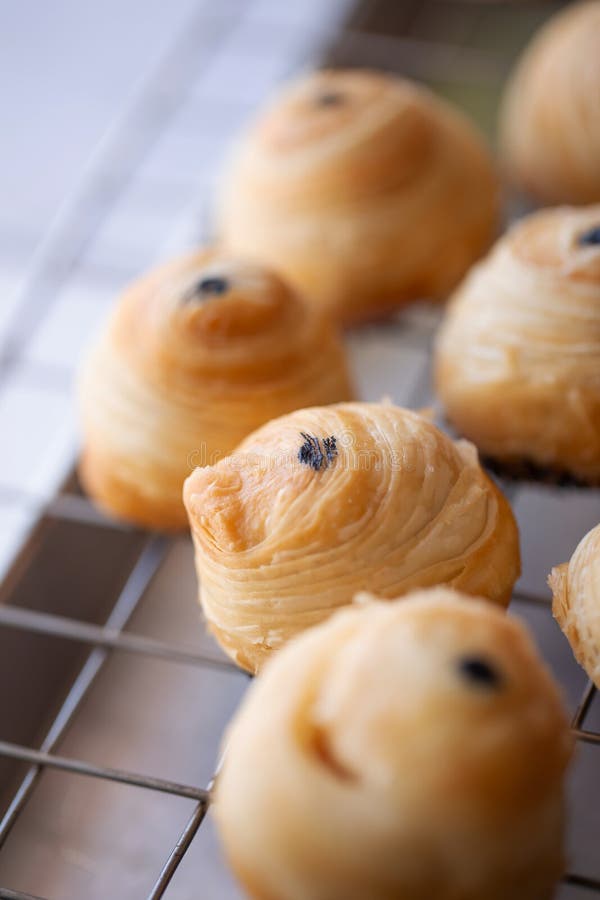 Preparation of Puff Pastry Dough for the Fried Chinese Pastry Stock ...