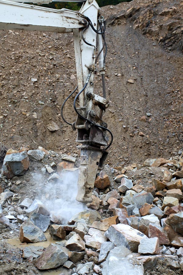 Preparation of Rock Waste in the Quarry Stock Image - Image of mining ...