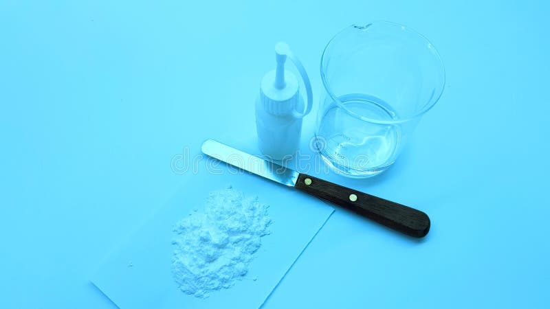 Preparation of a solution stock photo. Image of test - 137948378