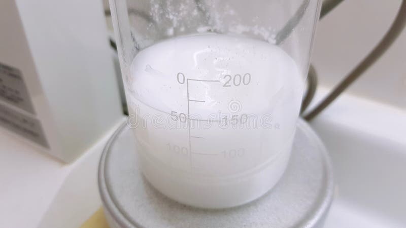 Preparation of a solution stock photo. Image of test - 137948378