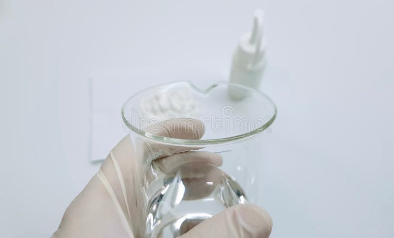Preparation of a solution stock image. Image of solvent - 137948451