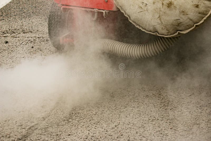 Preparation of the Surface for Laying Asphalt Pavement. Removal of ...