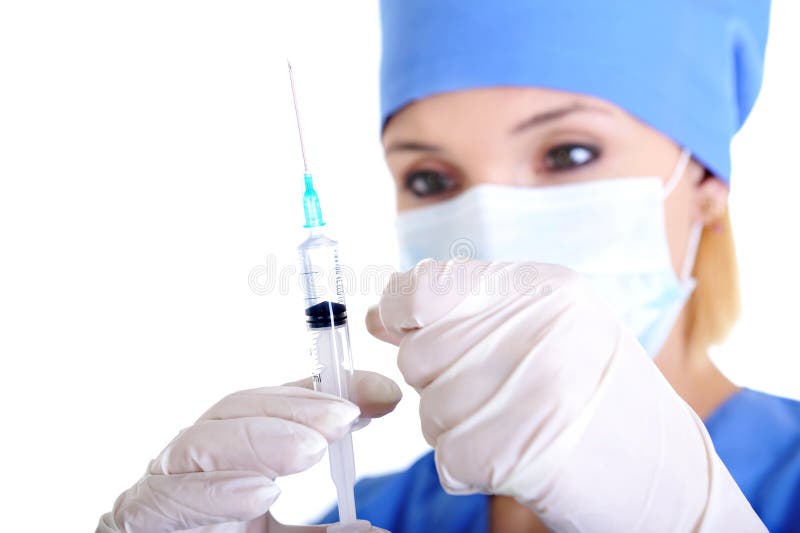 Preparation To Do a Inoculation Stock Photo - Image of hospital ...