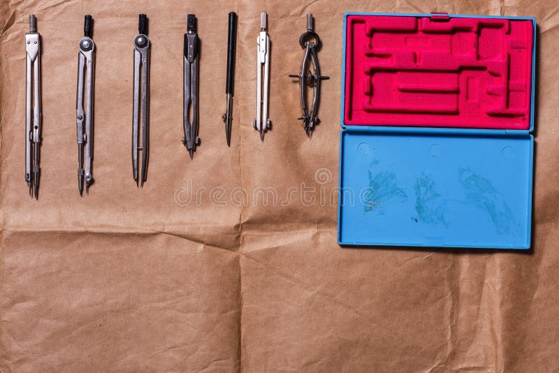 Preparations for the Creation of Drawings Stock Photo - Image of ...