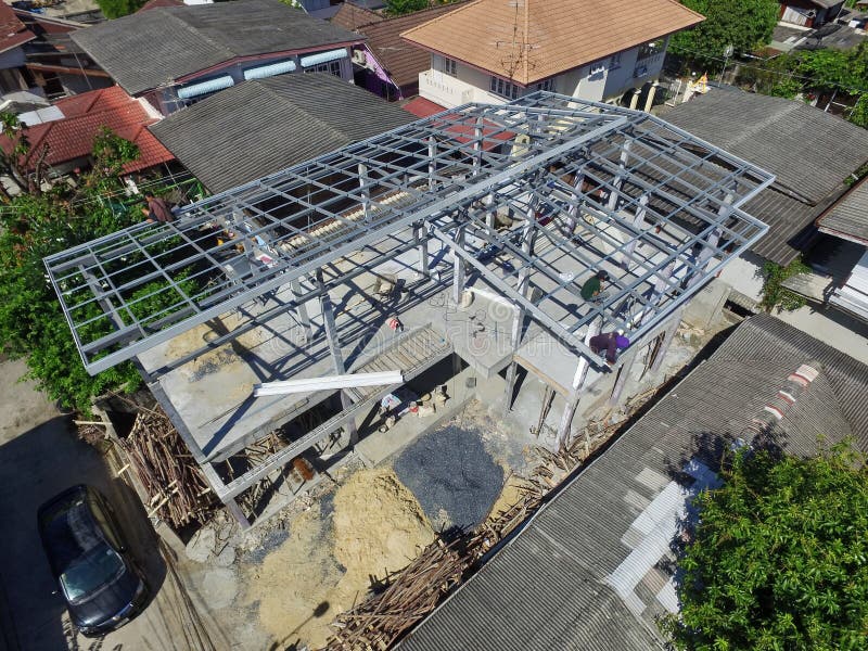 Prepare Construction of House Editorial Stock Image - Image of house ...