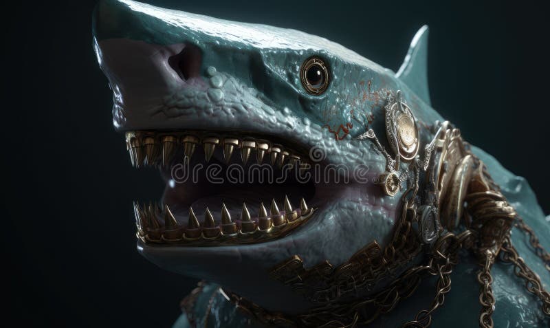 Prepare for the Fearsome Sight of the Anthropomorphic Shark Clad in ...