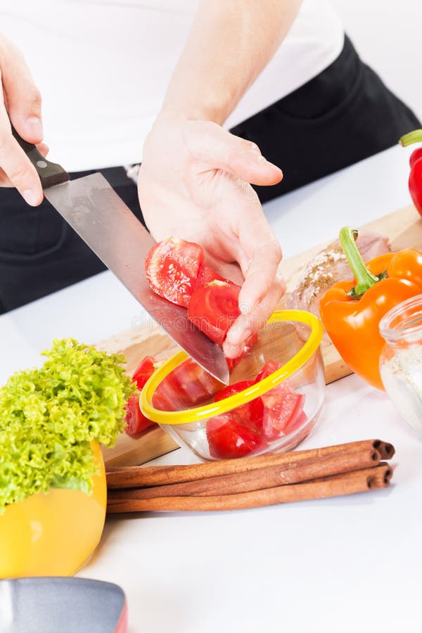 Prepare food stock image. Image of cutting, preparing - 38040115