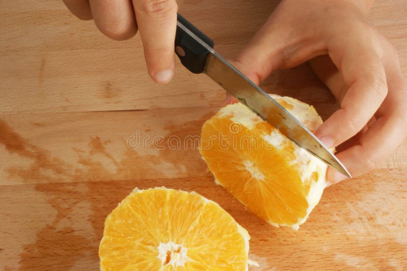 Prepare Fruit To Make a Fruitsalad Stock Image - Image of citrus ...