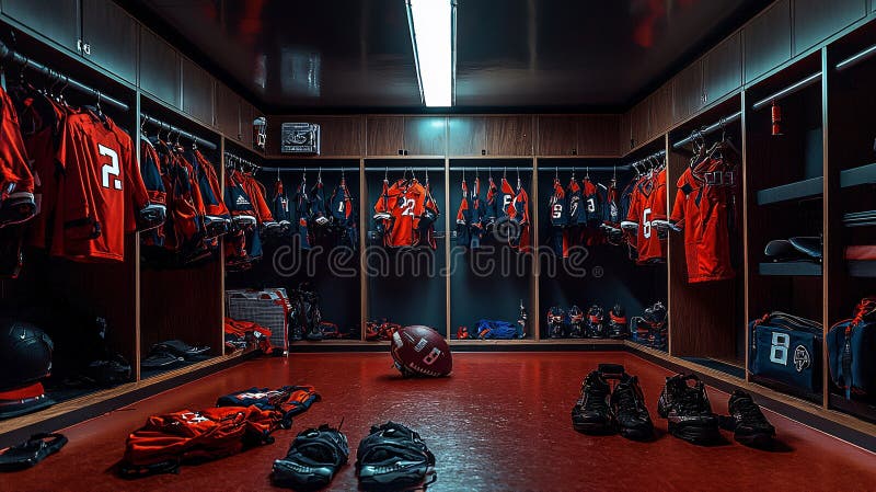 Prepare for Game Day a Glimpse Inside the Locker Room with Gear and ...