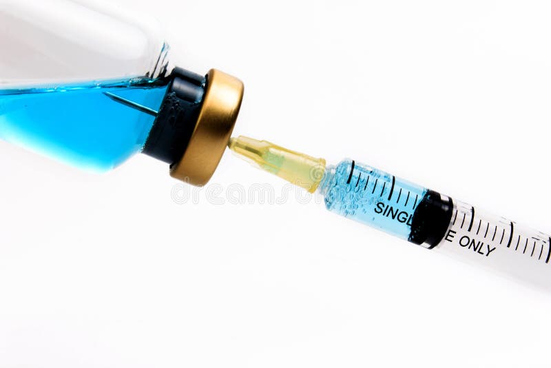 Prepare for Injection. Ready To Put a Vaccine. Stock Photo - Image of ...