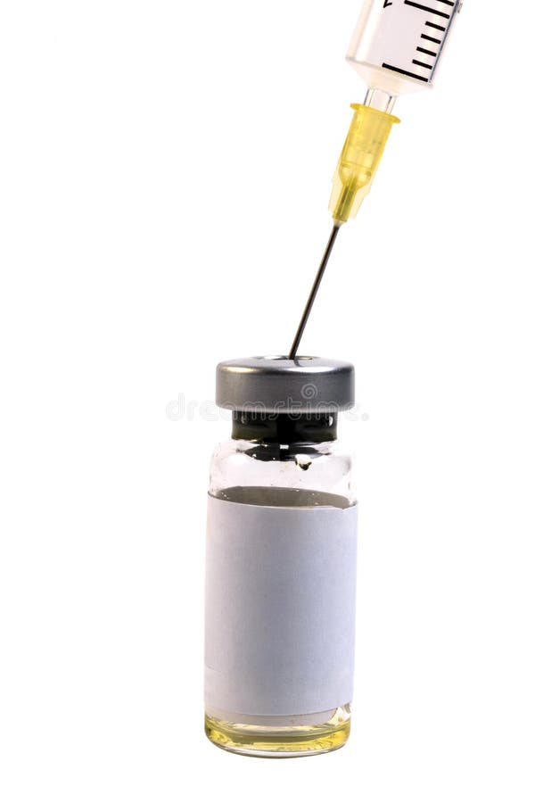 Prepare for Injection. Ready To Put a Vaccine Stock Image - Image of ...