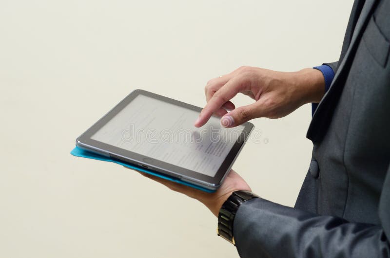 Using iPad stock photo. Image of black, study, internet - 37416108