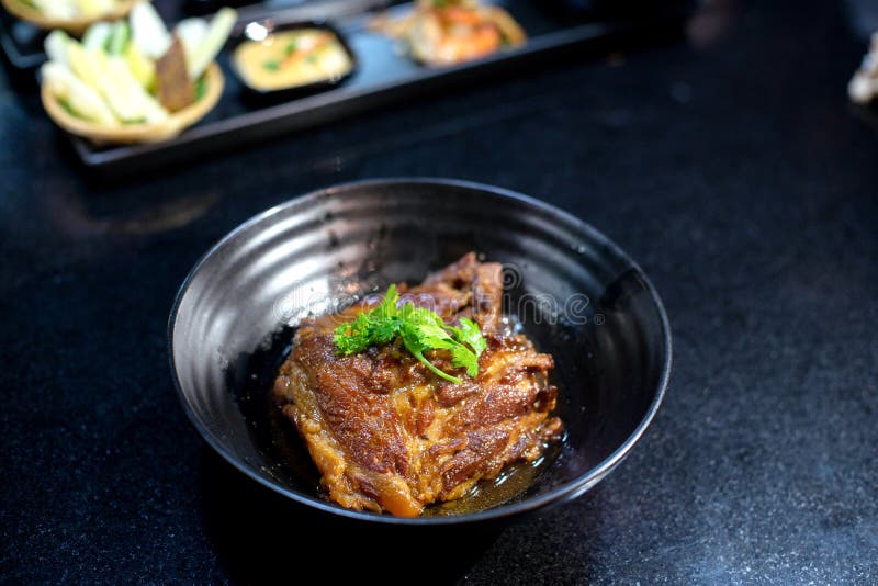 Prepare Set for Thai Food in Dinner Individual Stock Image - Image of ...