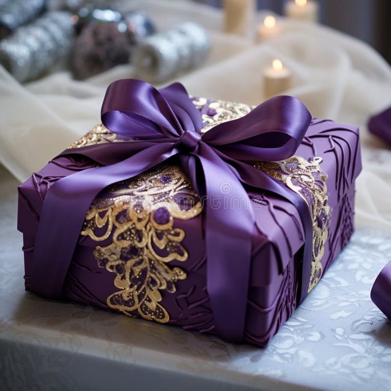 Wrapped Elegance: a Masterclass in Gift Presentation Stock Illustration ...