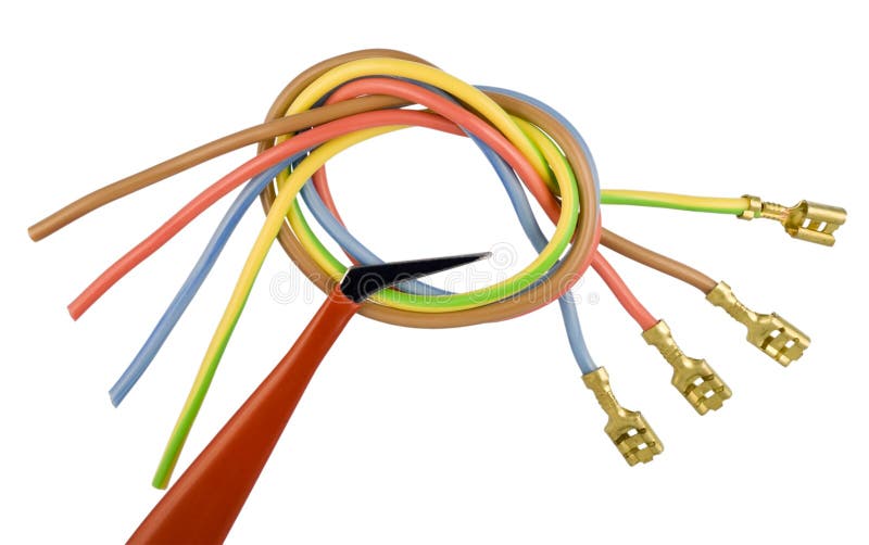 Prepared for Connection To Power Electric Lines Stock Image - Image of ...