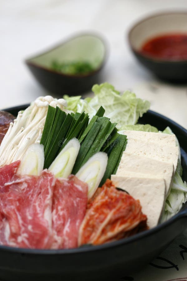 Prepared and Delicious Japanese Chafing Stock Image - Image of ...
