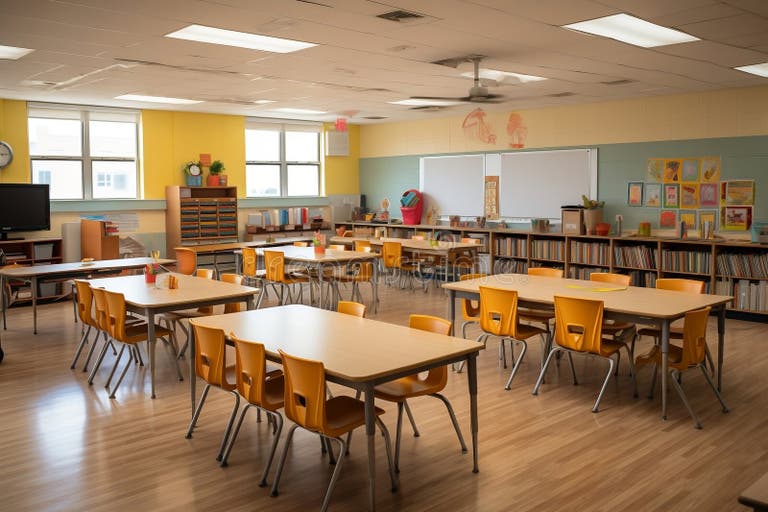 Prepared Elementary Classroom Ready Stock Illustrations – 38 Prepared ...