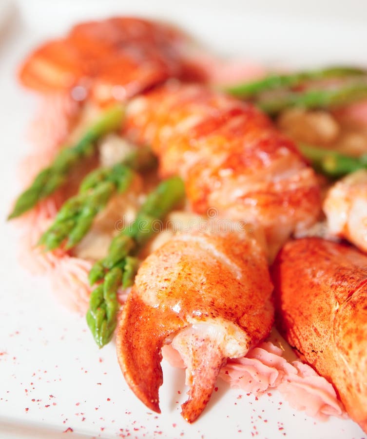 Edible parts of a lobster stock photo. Image of preparation - 17029050