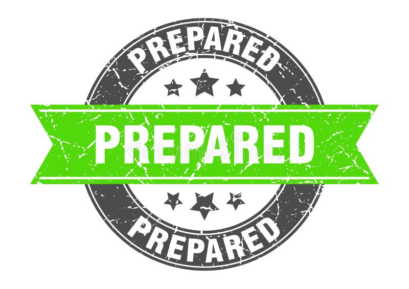 Prepared stamp stock vector. Illustration of prepare - 162723567