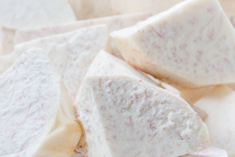 Prepared Taro Root for Cooking Stock Photo - Image of taro, cooking ...