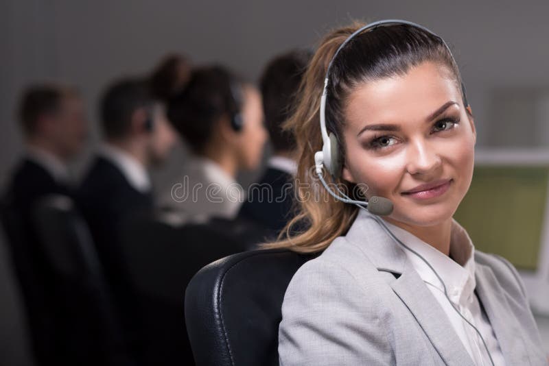 Prepared To Answer the Phone Stock Image - Image of contact, consulting ...