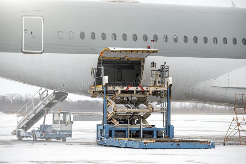 Flight loading cargo stock image. Image of international - 14064799