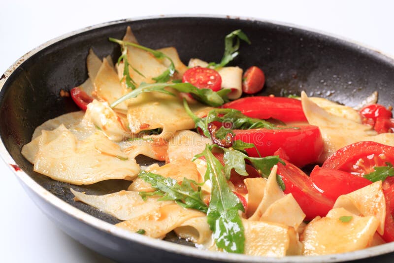 Preparing an appetizer stock image. Image of salad, mixed - 16417319