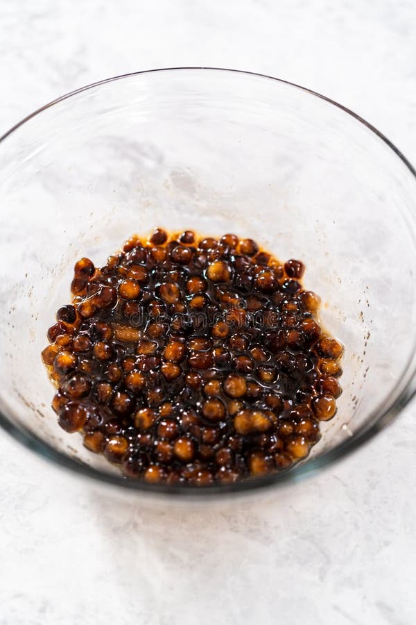 Mango boba smoothie stock photo. Image of bowl, fresh - 284757948