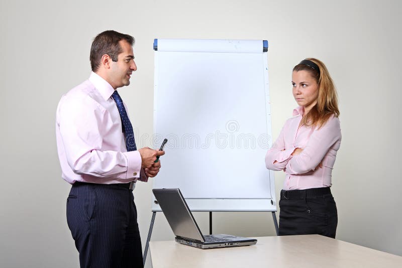 Preparing for Business Meeting Stock Image - Image of leader ...