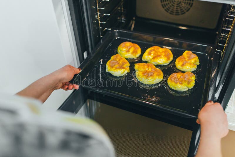 Preparing cake for bake stock photo. Image of bake, flour - 109621316