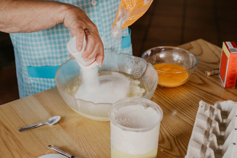 Preparing Cakes and Pastries Stock Photo - Image of people, domestic ...