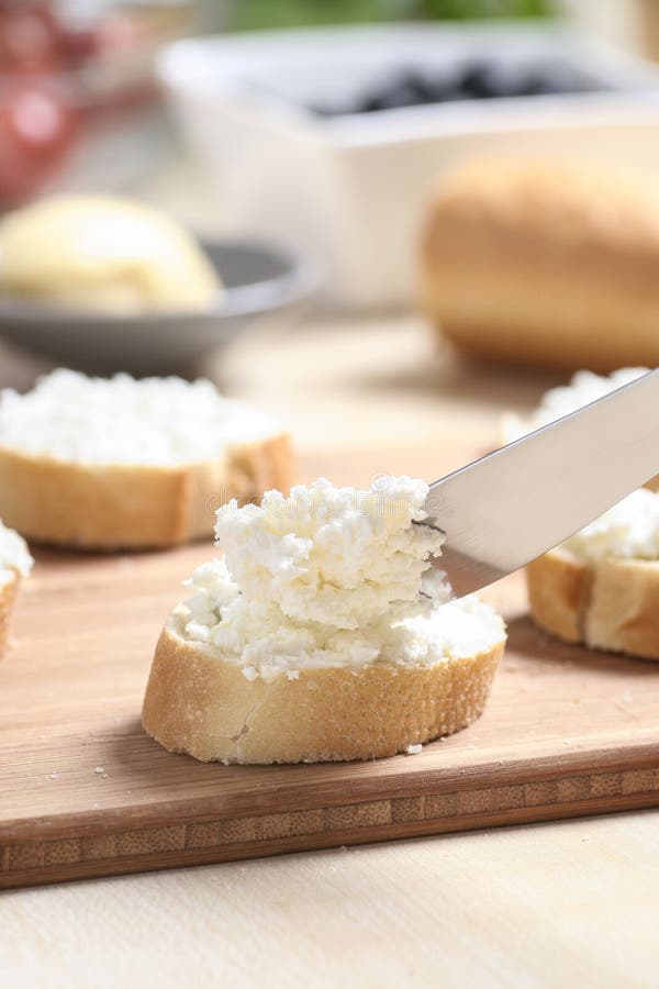 Preparing Canapes Fresh Cottage Stock Photos - Free & Royalty-Free ...