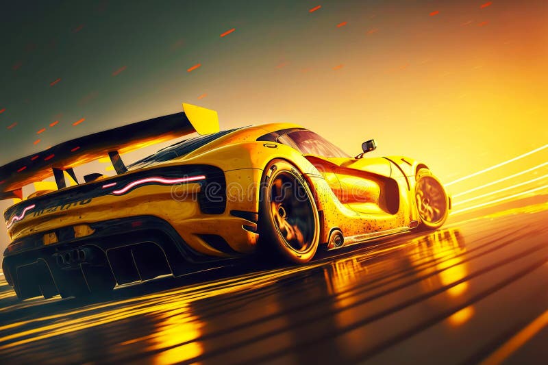 Preparing Car for Start in Formula One Racing Competitions, Generative ...