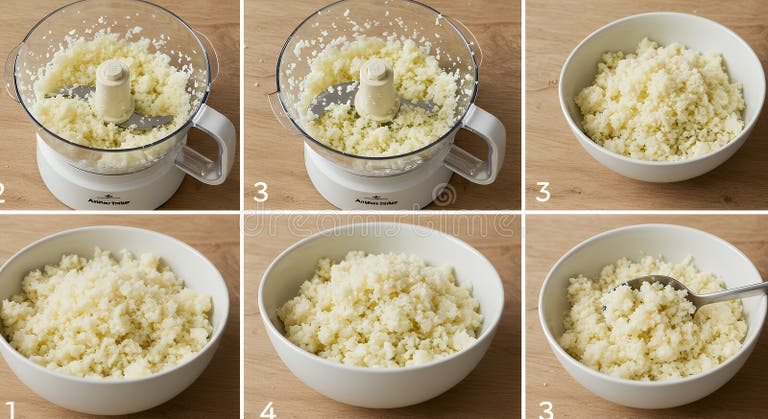 Preparing Cauliflower Rice: a Step-by-Step Guide Using a Food Processor ...