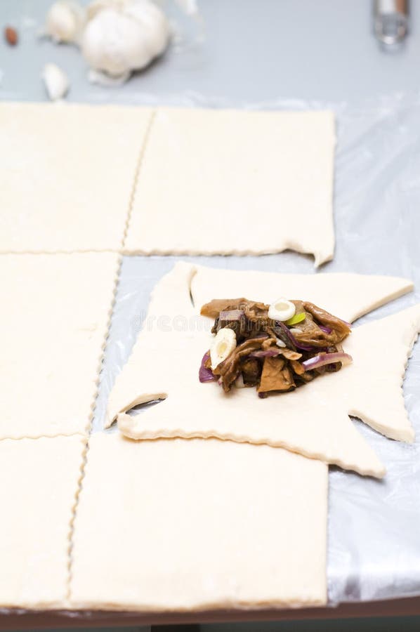 Preparing cep pastry stock photo. Image of cook, garlic - 18543728