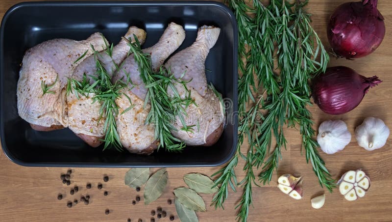 Preparing Chicken Drumsticks for Roasting or Stewing. Puts Chicken Legs ...
