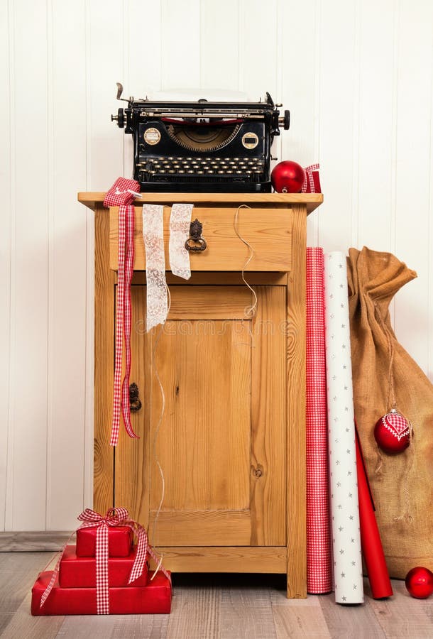 Preparing Christmas Presents Writing Shopping List Stock Photos - Free ...