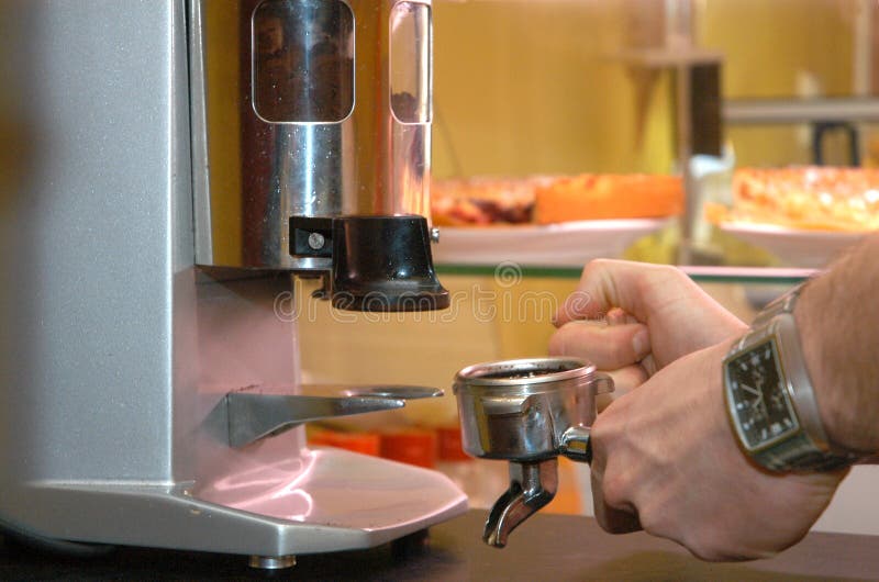 Preparing of coffee stock photo. Image of espresso, preparing - 2277578