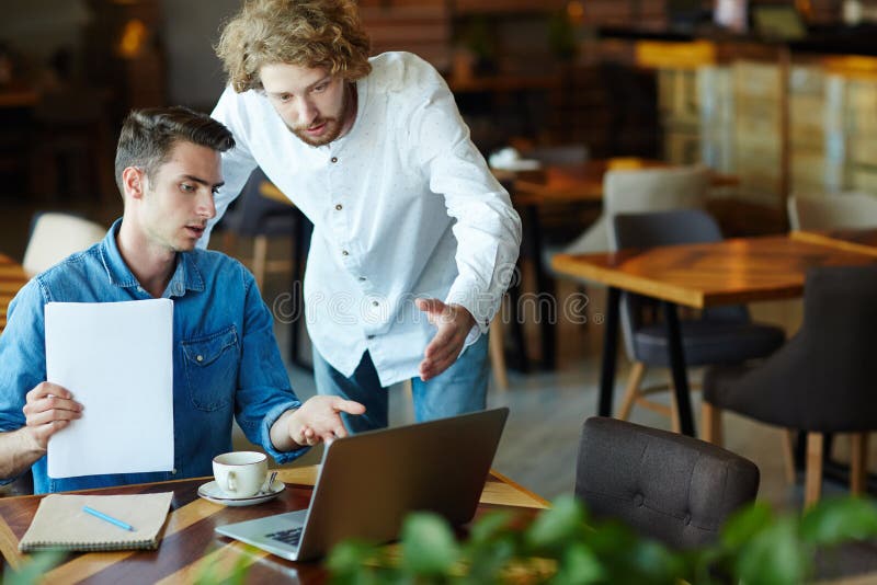 Preparing for conference stock photo. Image of interacting - 99262936