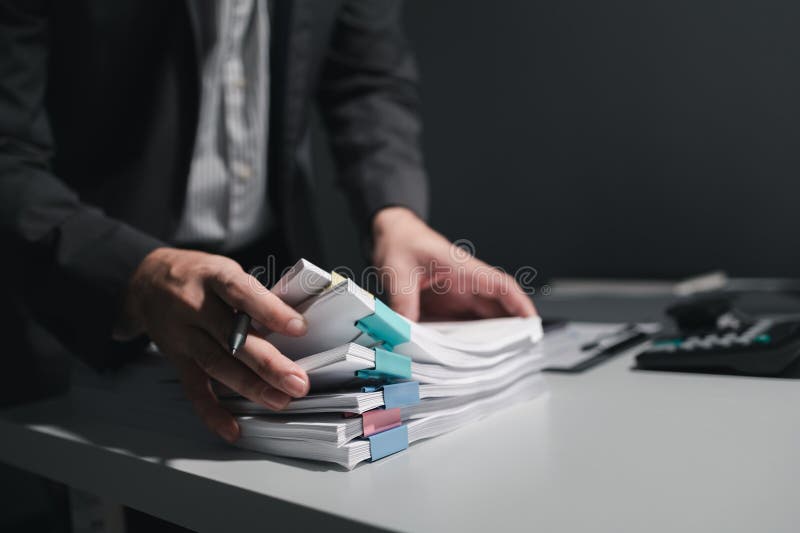 Preparing Documents To Attend the Meeting, Checking Documents that ...