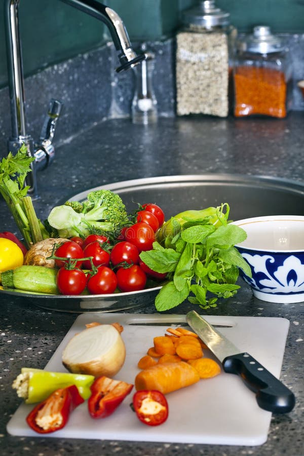 Preparing food stock image. Image of leaf, lifestyle - 28309269