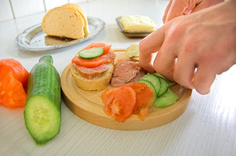 Preparing food stock photo. Image of hand, dinner, spread - 725010