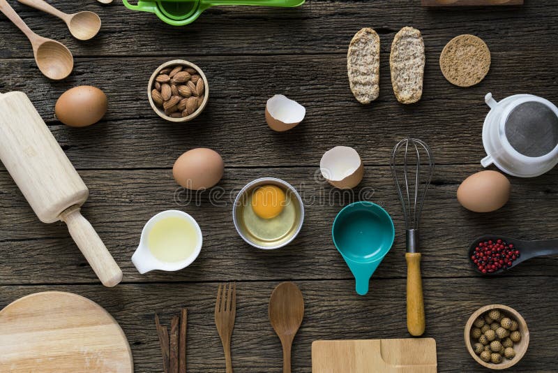 Preparing Food Ingredient before Cooking Stock Photo - Image of ...